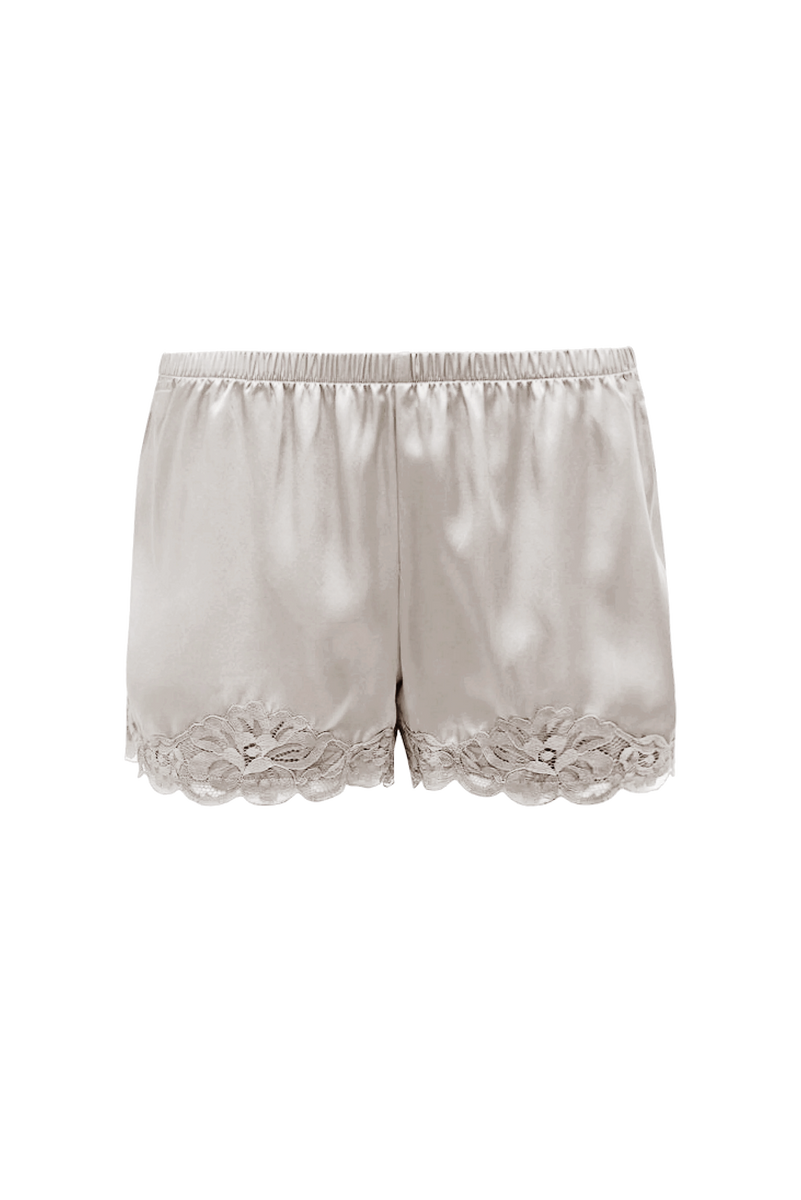 Floral Lace Silk Shorts Antique White – Gold Hawk Clothing