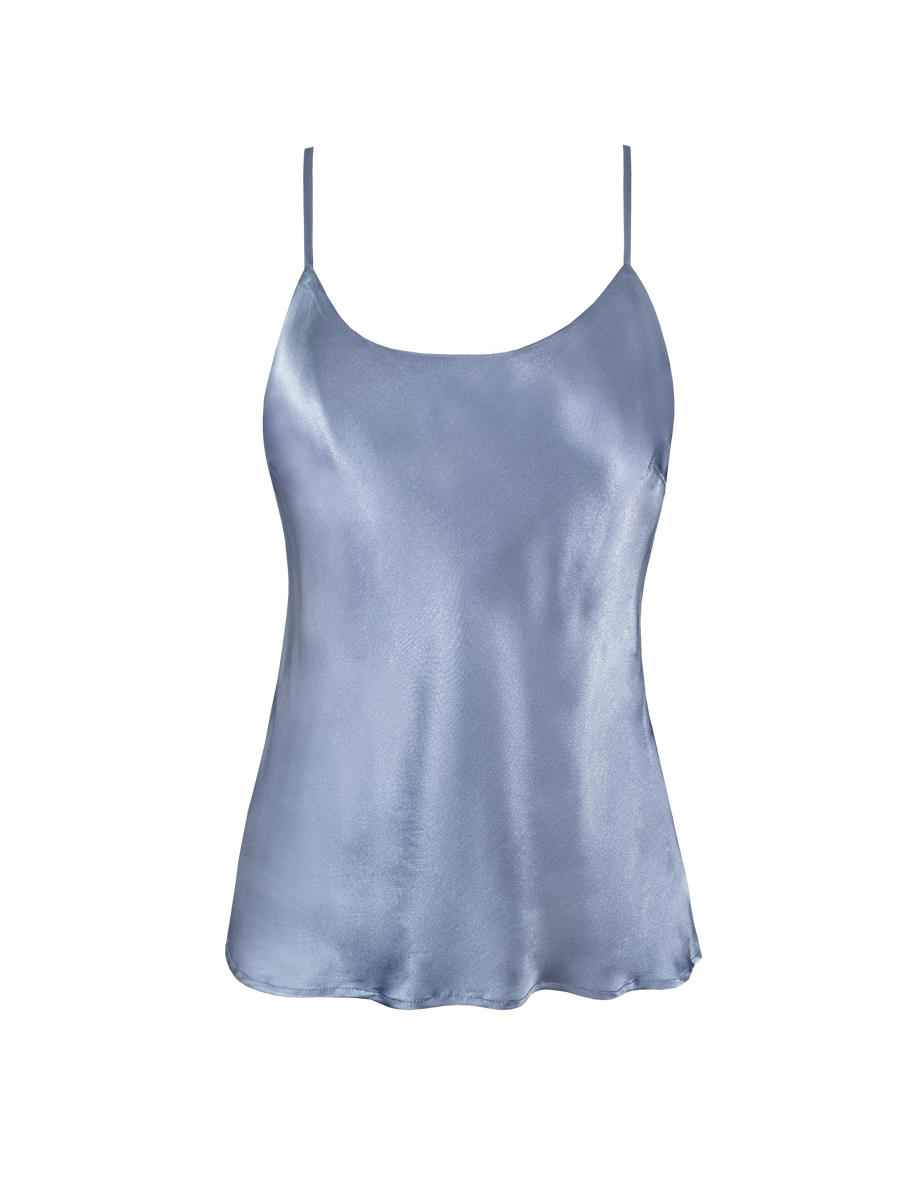 Classic Silk Bias Camie - Ash Blue – Gold Hawk Clothing