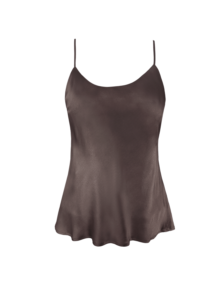 Classic Silk Bias Camie - Fudge – Gold Hawk Clothing