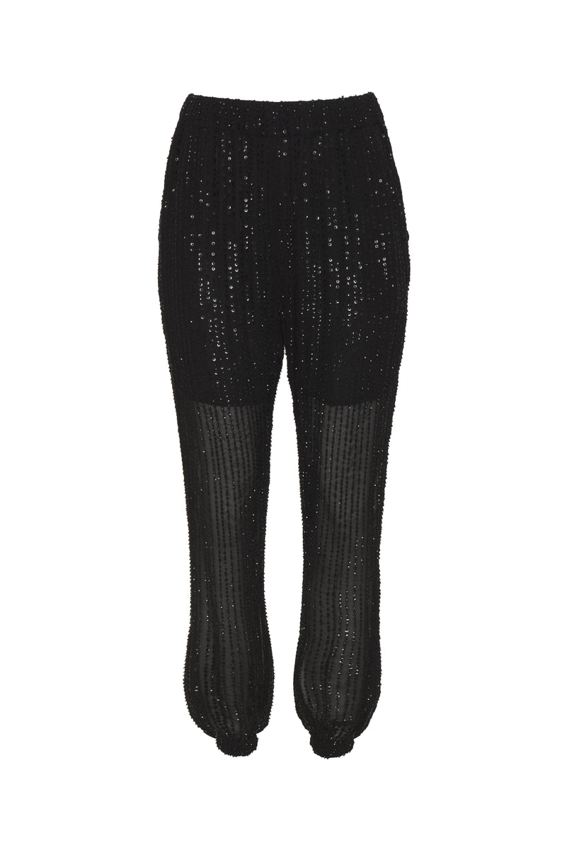 Liza Sequin Jogger* – Gold Hawk Clothing