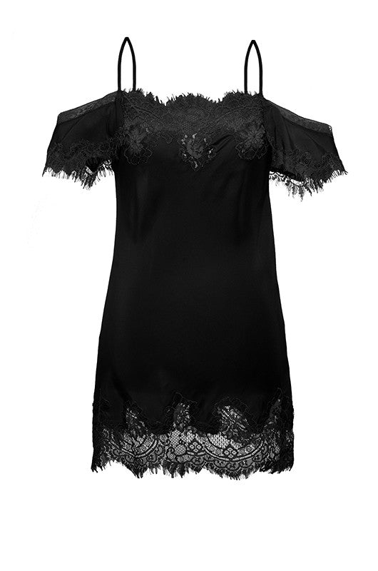 Gigi Lace Silk Cami - Black – Gold Hawk Clothing