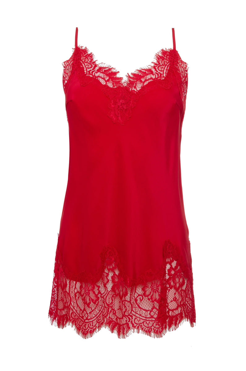 Coco Lace Silk Cami Fiery Red – Gold Hawk Clothing