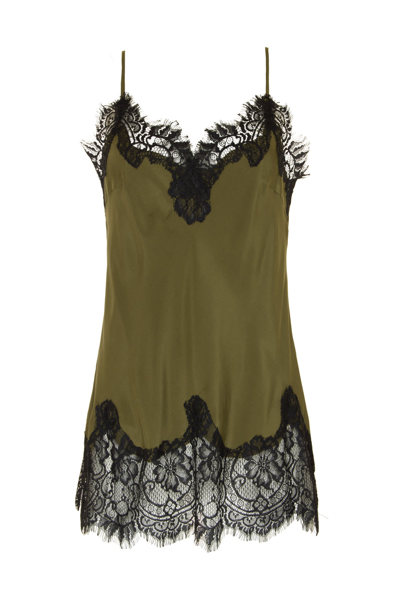 Contrast Coco Lace Silk Cami – Gold Hawk Clothing