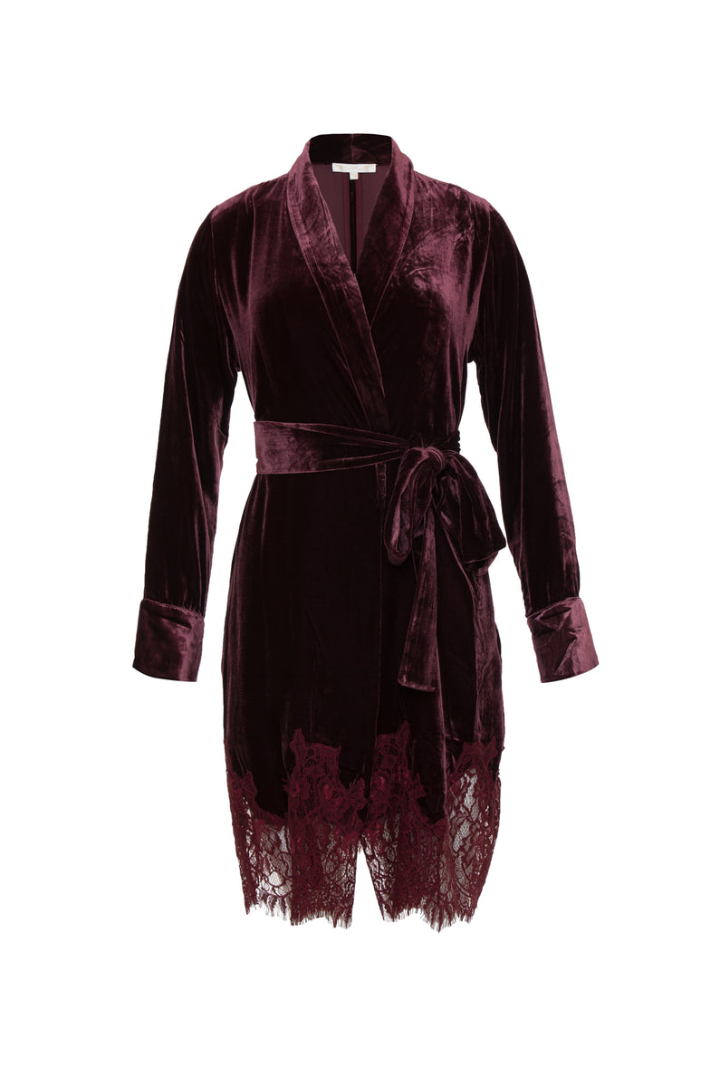 Now 80% OFF - Coco Lace Velvet Duster – Gold Hawk Clothing